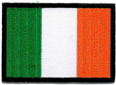 Embroidered Patch EB67 Tricolour Irish Flag – Irishdecalproducts