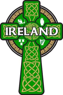 Sticker AS102 Celtic Cross Tall – Irishdecalproducts