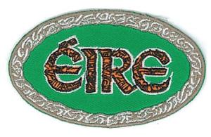 Irish Embroidered Patch EB10 Eire Oval – Irishdecalproducts
