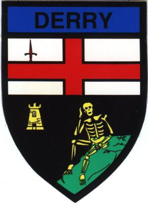 Embroidered Patch County Derry – Irishdecalproducts