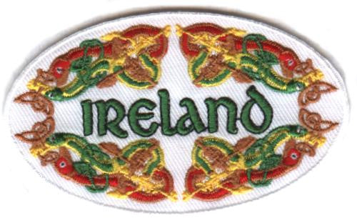 Irish Embroidered Patch EB09 Ireland celtic Oval Patch – Irishdecalproducts